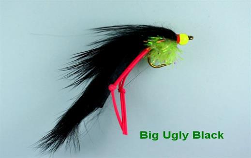 Big Ugly Black Fly - Fishing Flies with Fish4Flies Worldwide